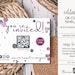 Editable Qr Code Postcard, Invitation Qr Code Sign Template, Canva ...