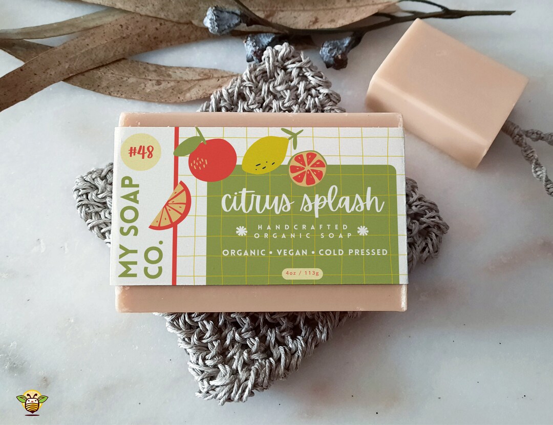 Colorful Soap Label Template Custom Soap Label Soap Label - Etsy