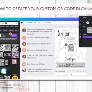 Editable QR Code Graduation Sign, Scan to Gift Qr Code Sign Template ...