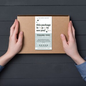 Fully Editable Box Label Template, Fun Box Label Template, Box Label ...