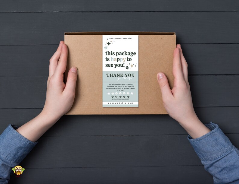 Fully Editable Box Label Template, Fun Box Label Template, Box Label ...