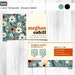 Pretty Business Card Template Printable Business Card QR - Etsy