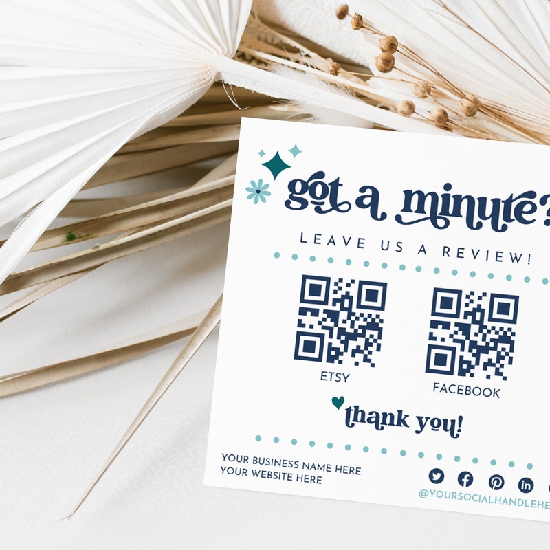 Leave a Review Card - Etsy