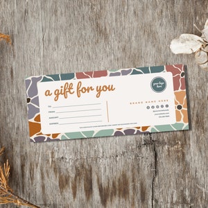Gift Certificate Template, Printable Gift Voucher, Editable Gift ...