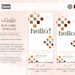 BOHO Box Label Template, Canva Template, Packaging Sticker, Box Sticker ...