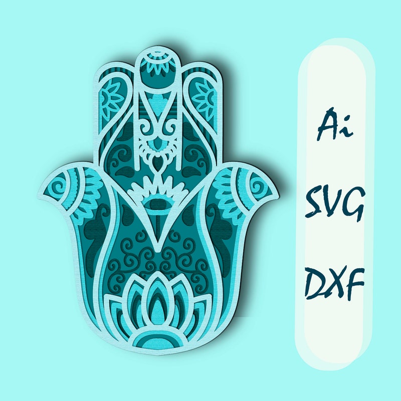 Hamsa Stencil - Etsy