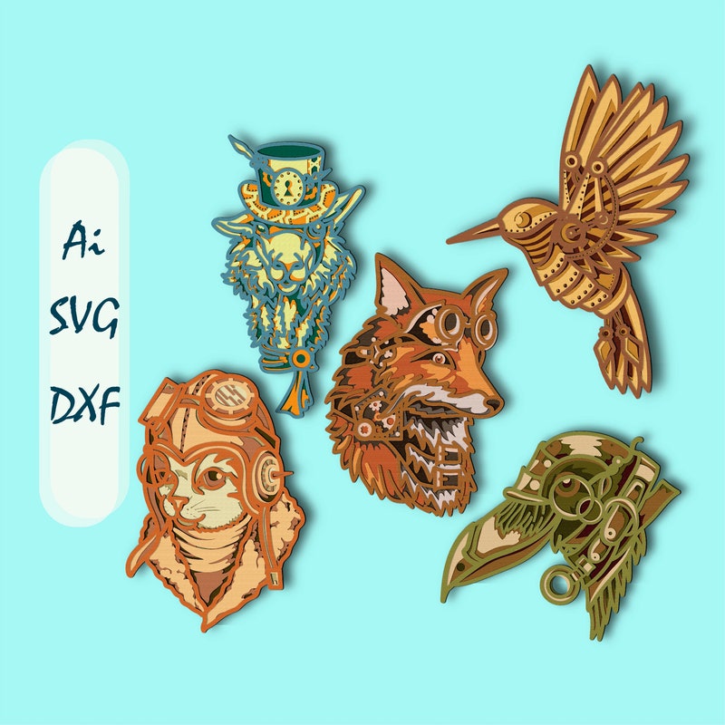 Steampunk Svg - Etsy