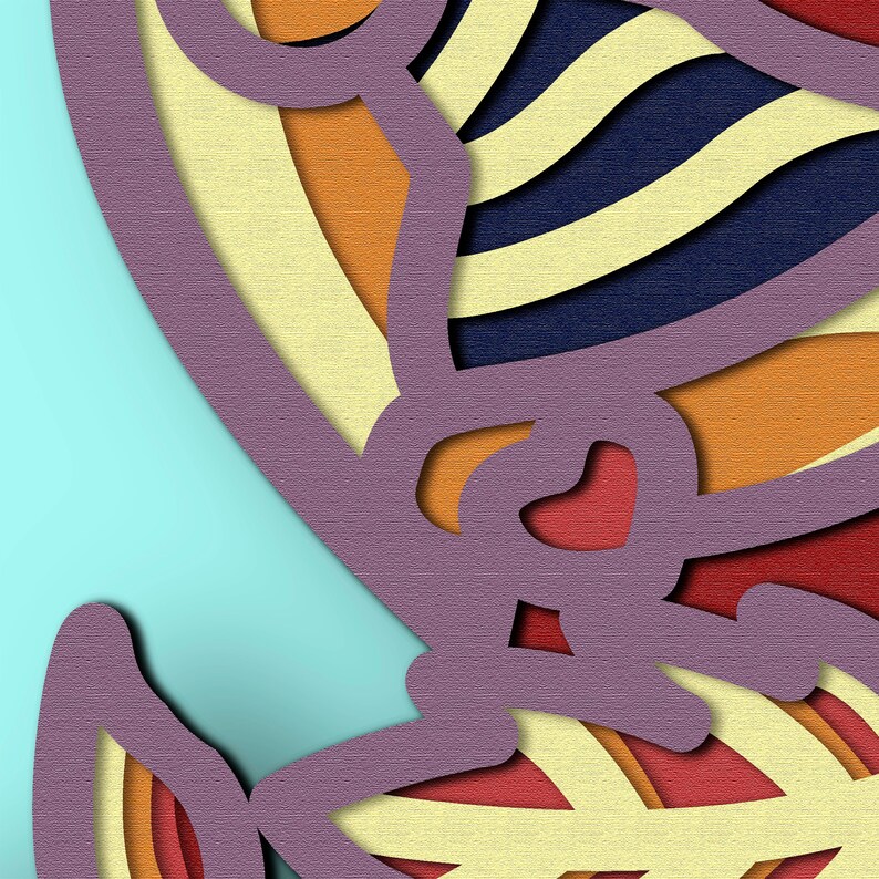 Birds in Love SVG 3D Layer/birds 3D Cut/christmas Birds Paper - Etsy