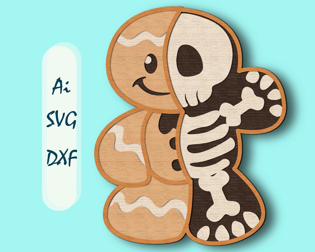 Skeleton 3D Layer Svg/skeleton 3D Mandala/skeleton Paper Cut/plywood ...