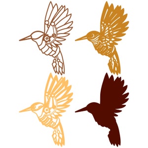 Birds SVG 3D Layer/ Birds 3D Cut/ Birds Paper Cut/ Plywood Cut 3D ...