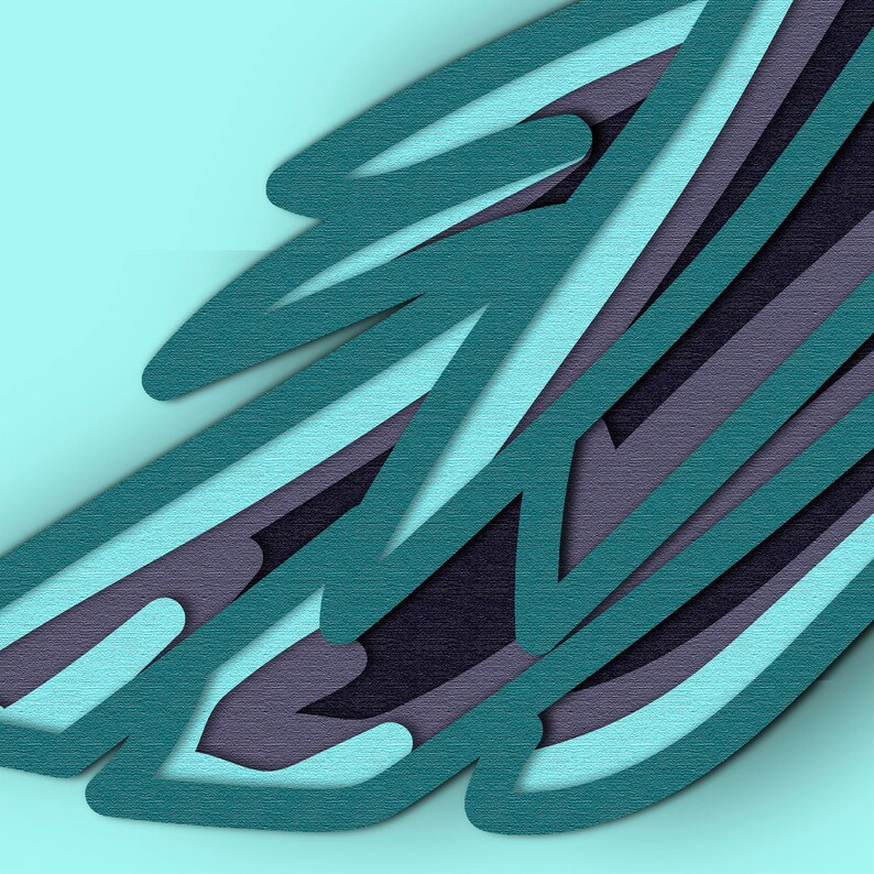 Raven multilayer 3D SVG/ Raven 3D mandala/ Raven paper cut/ | Etsy