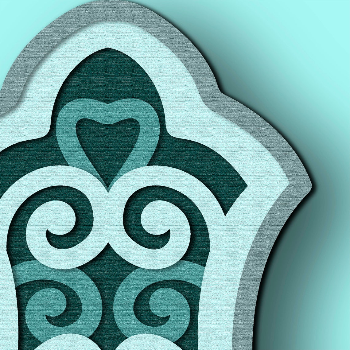 Cross Multilayer 3D SVG/ Cross 3D Mandala/ Cross Paper Cut/ - Etsy