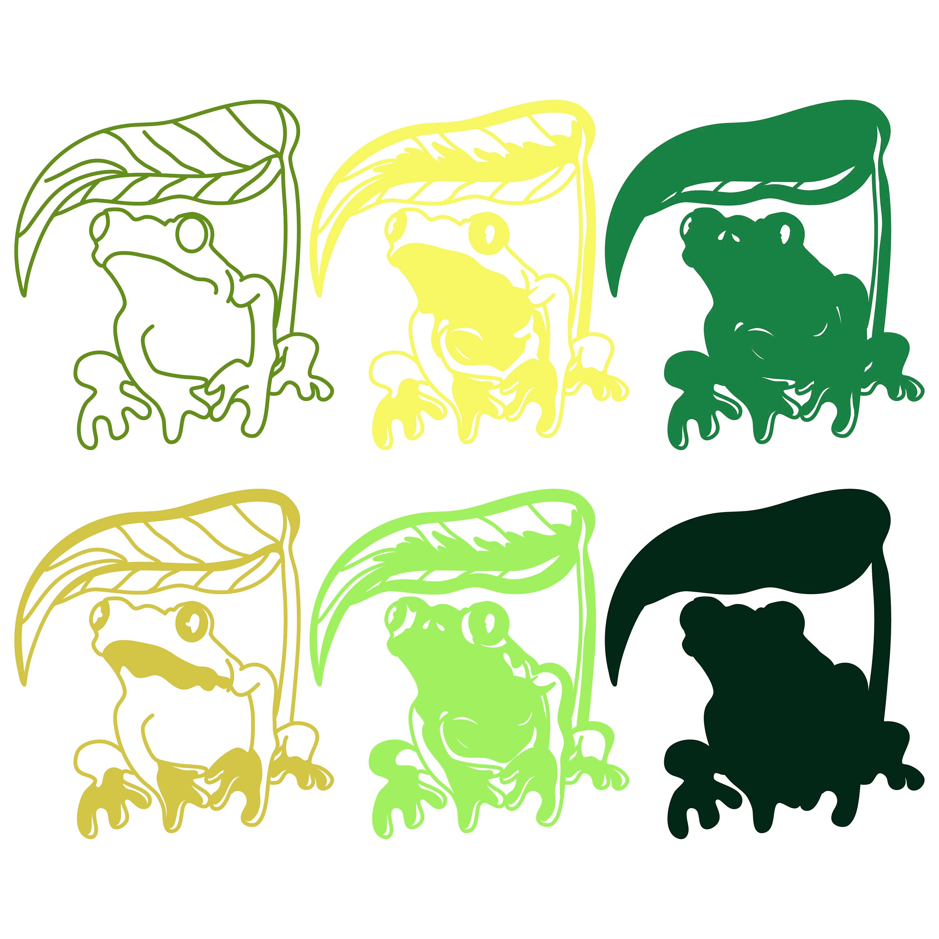 Frog Multilayer / Frog SVG 3D Layer/ Frog 3D Mandala/ Frog - Etsy