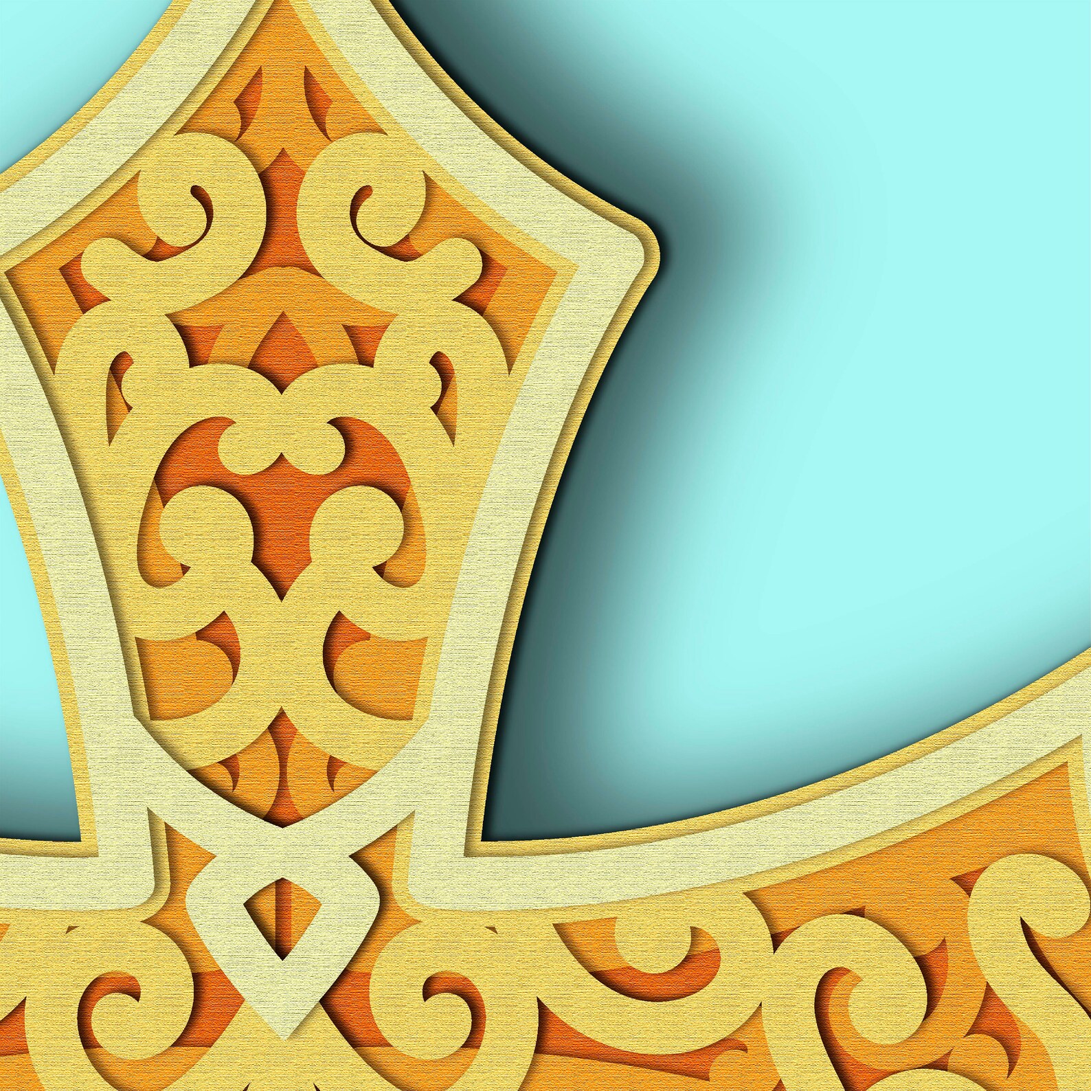 Cross Multilayer 3D SVG/ Cross 3D Mandala/ Cross Paper Cut/ | Etsy