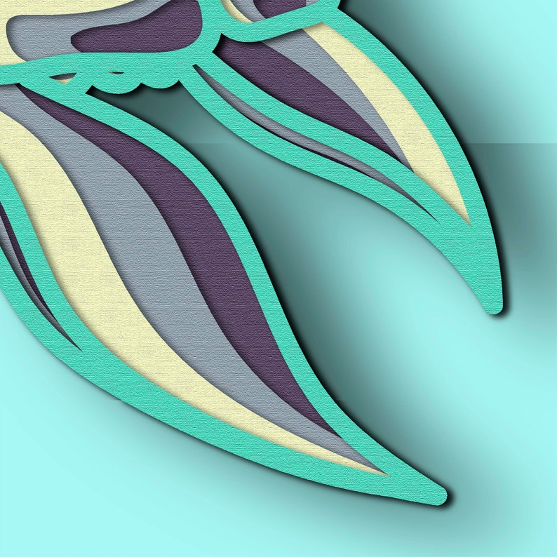 Turtle 3D Layer SVG/ Turtle 3D Cricut/ Turtle Paper Cut/ | Etsy