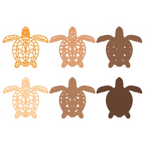 Turtle 3D Layer SVG/ Turtle 3D Mandala/ Turtle Paper Cut/ - Etsy Canada