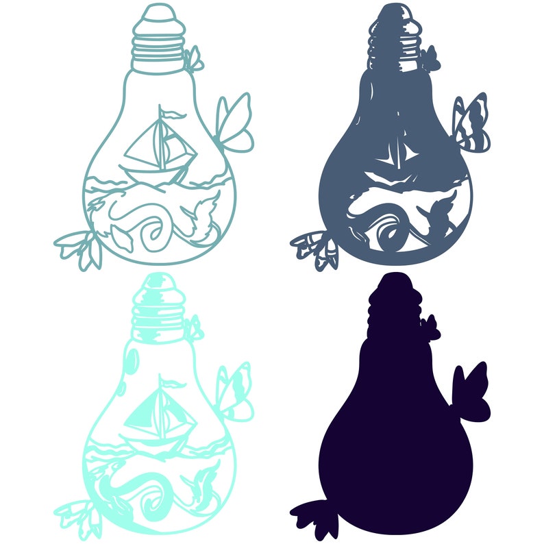 Boat 3D Layer SVG/ Boat 3D Mandala/ Boat Paper Cut/ Plywood - Etsy