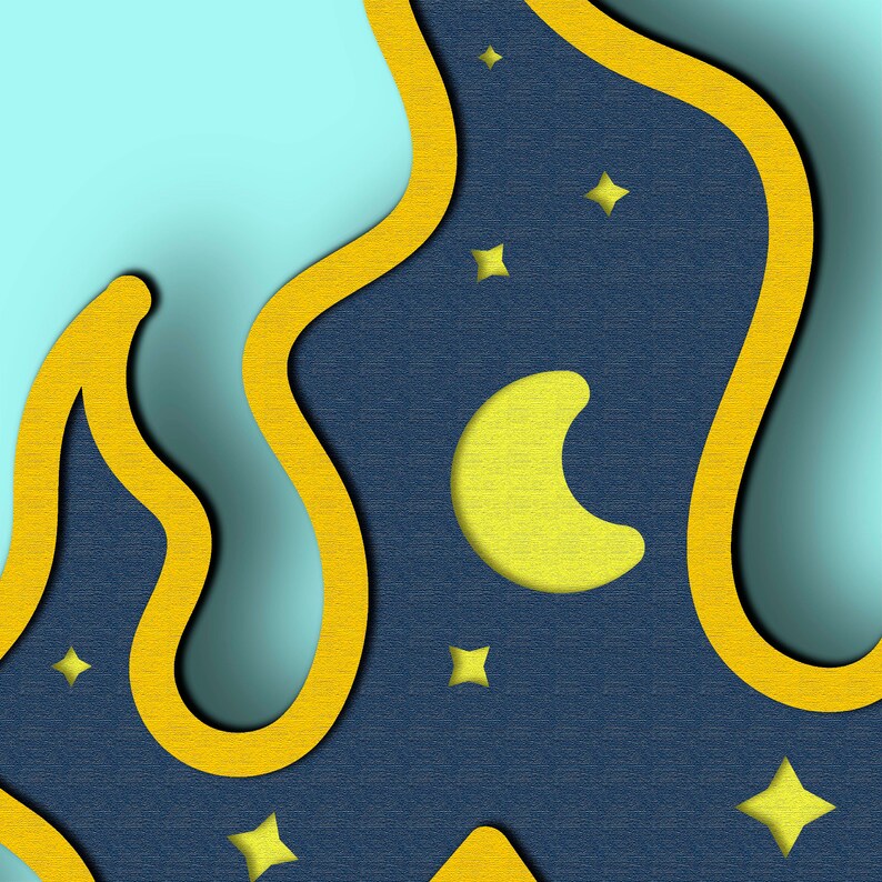 Fire Multilayer 3D SVG/ Fire 3D Cut/ Fire Paper Cut/ Plywood - Etsy