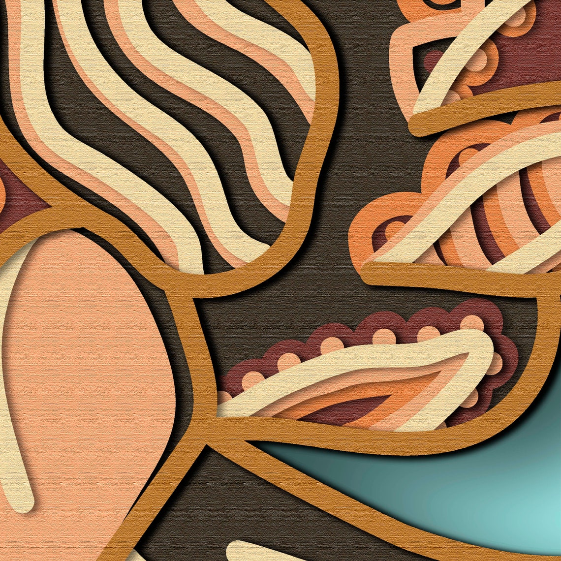 Angel 3D Layer Svg/angel 3D Mandala/angel Paper Cut/plywood - Etsy