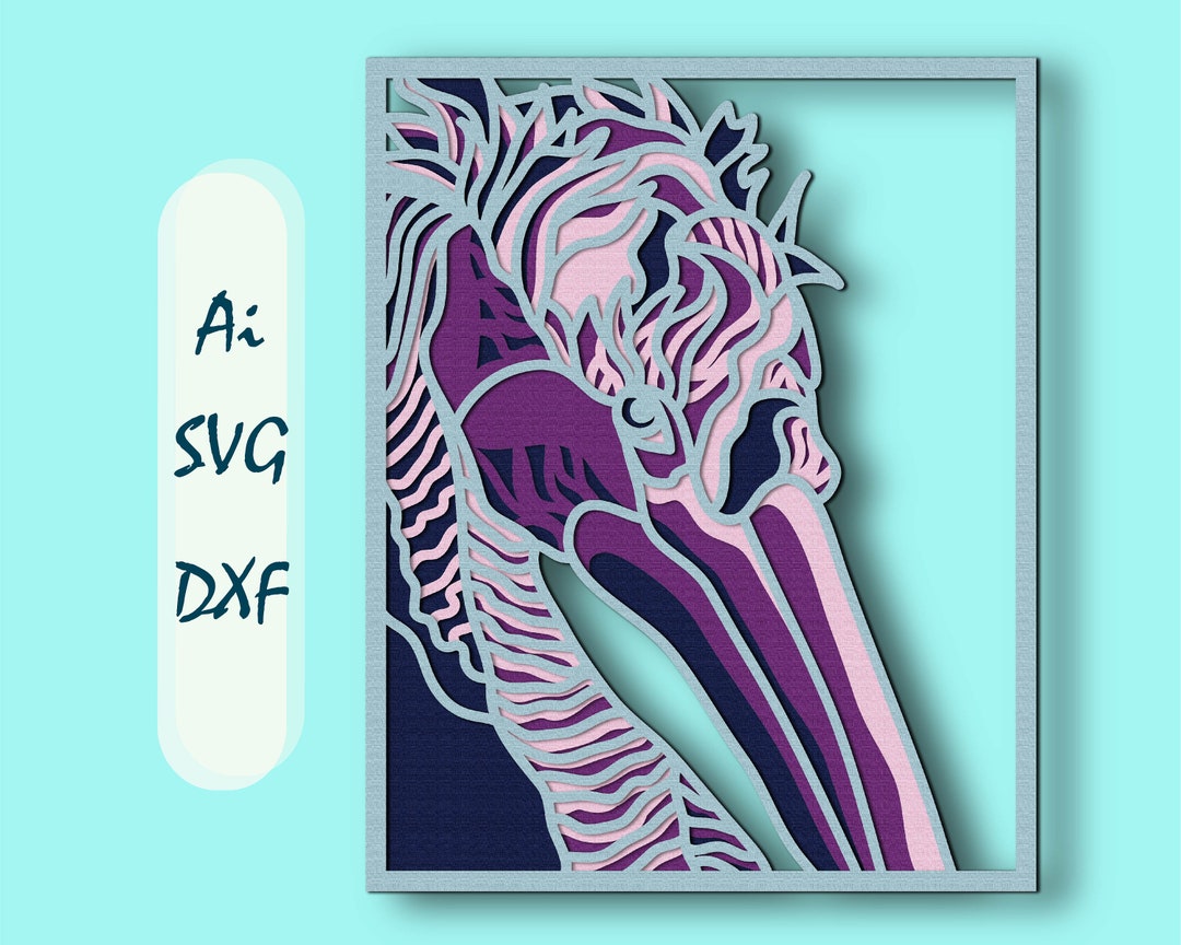 Pelican Multilayer SVG/ Pelican Cnc Cut/pelican Paper Cut/ Plywood Cut ...