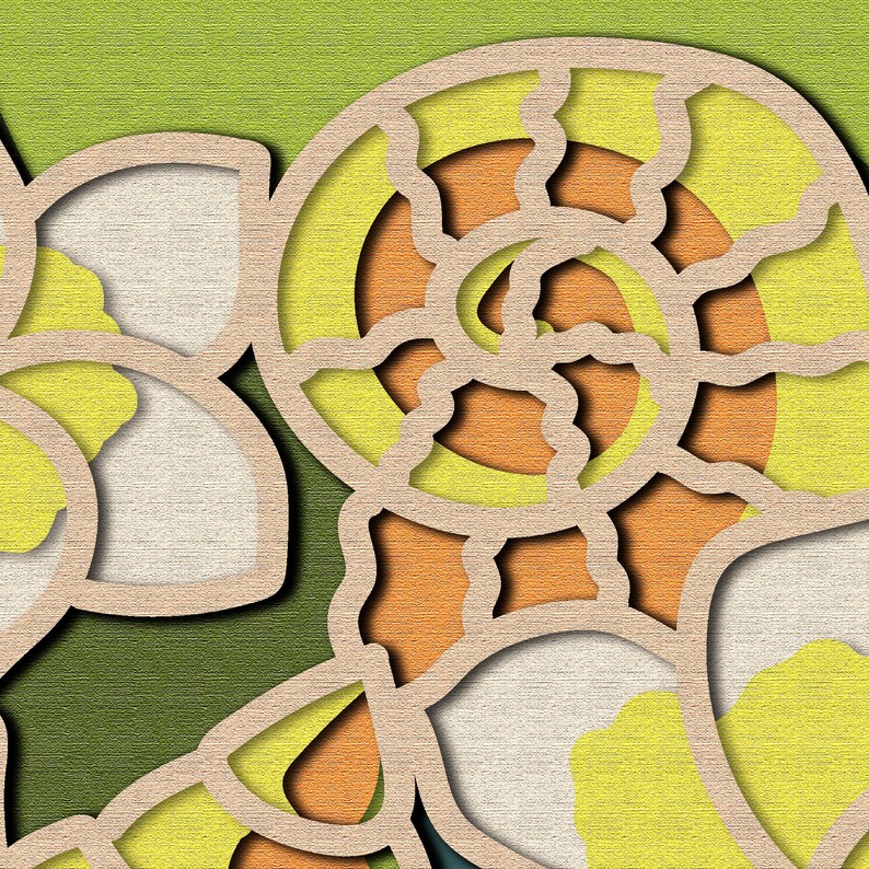 Cocktail Svg 3d Layer/ Cocktail 3D Mandala/ Cocktail Paper - Etsy