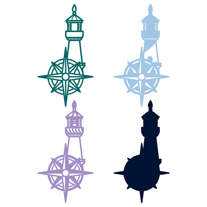 Lighthouse 3D Layer SVG/ Lighthouse 3D Mandala/ Lighthouse - Etsy