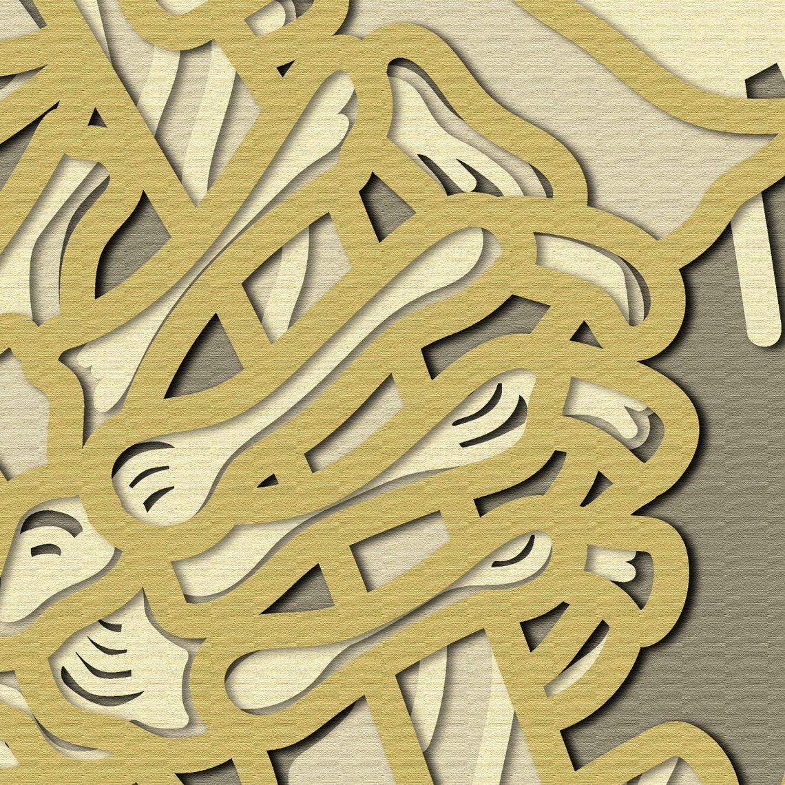 Death 3D Layer SVG/ Death 3D Mandala/ Death Paper Cut/ Plywood - Etsy