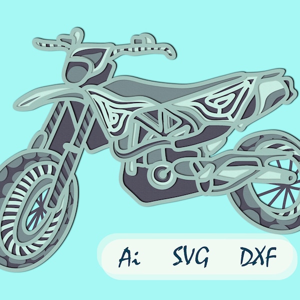Moto Multilayer Svg - Etsy