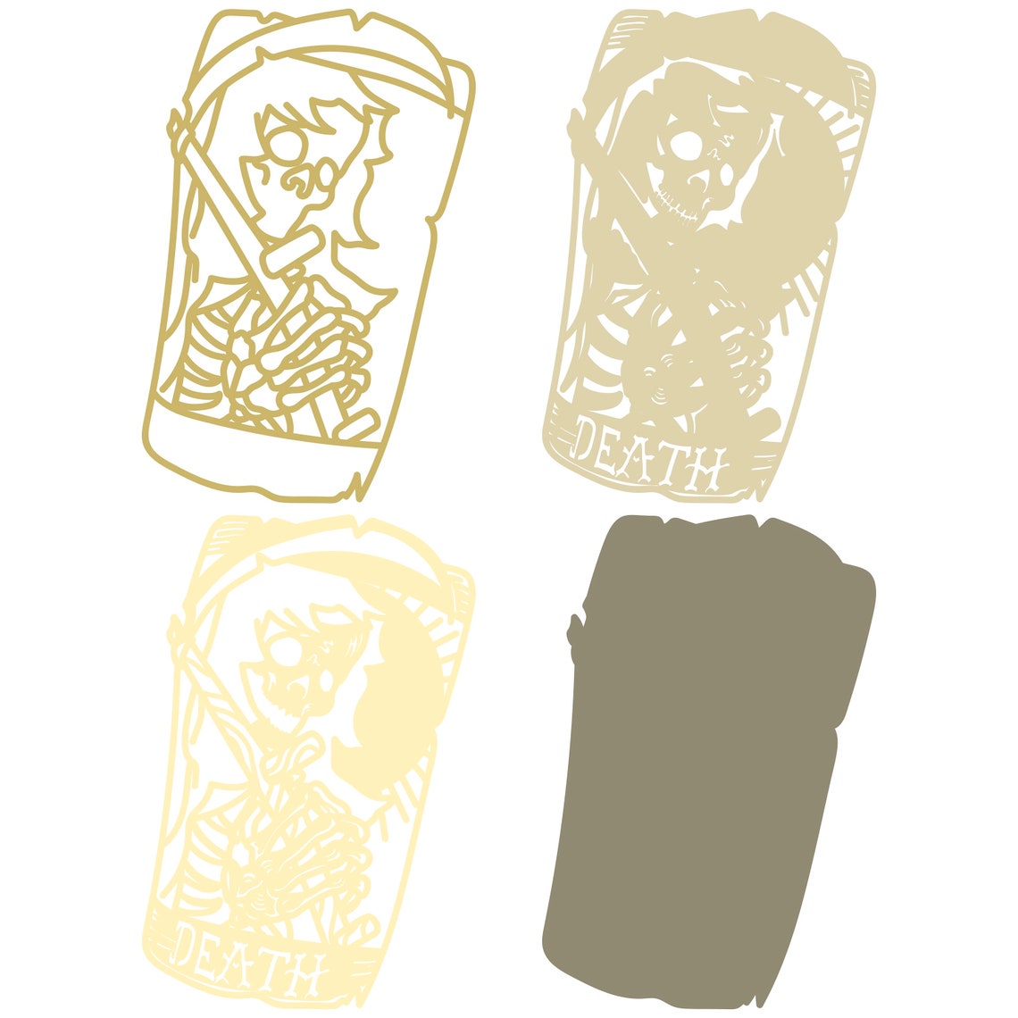 Death 3D Layer SVG/ Death 3D Mandala/ Death Paper Cut/ Plywood - Etsy