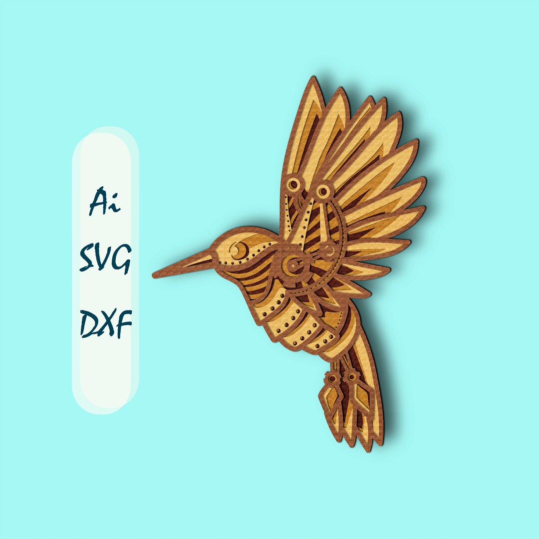 Birds SVG 3D Layer/ Birds 3D Cut/ Birds Paper Cut/ Plywood Cut 3D ...