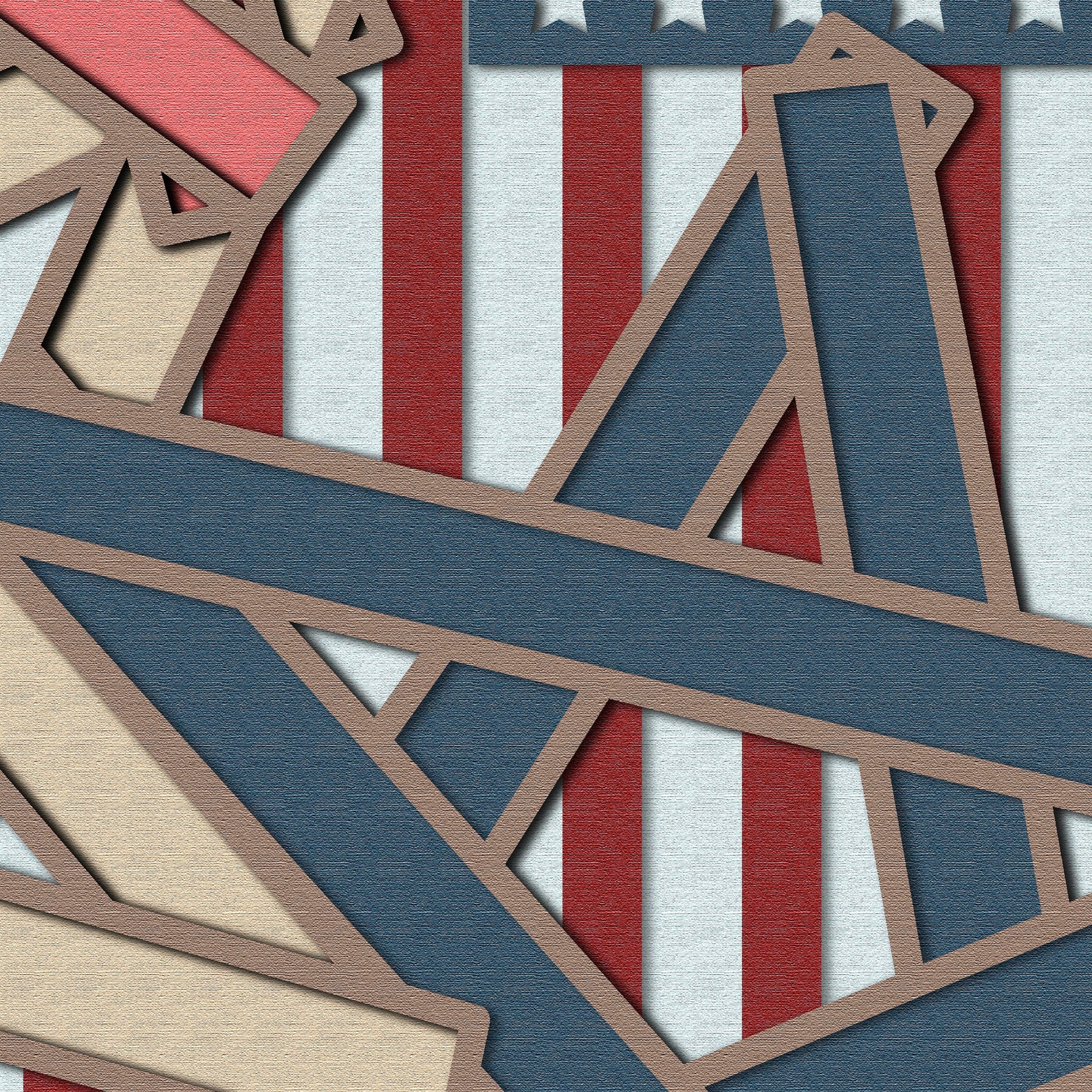 Independence Day Multilayer 3D Svg/independence Day 3D - Etsy