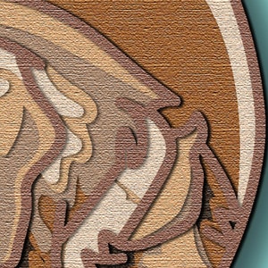 Dog 3D Layer SVG/ Dog 3D Mandala/ Dog Paper Cut/ Plywood Cut 3D Mandala ...