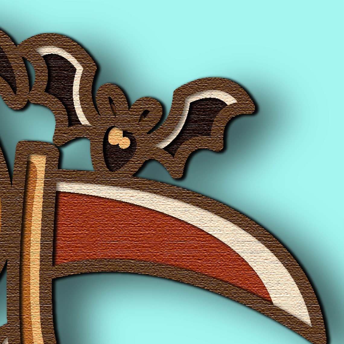 Death 3D Layer SVG/ Death 3D Mandala/ Death Paper Cut/ Plywood - Etsy