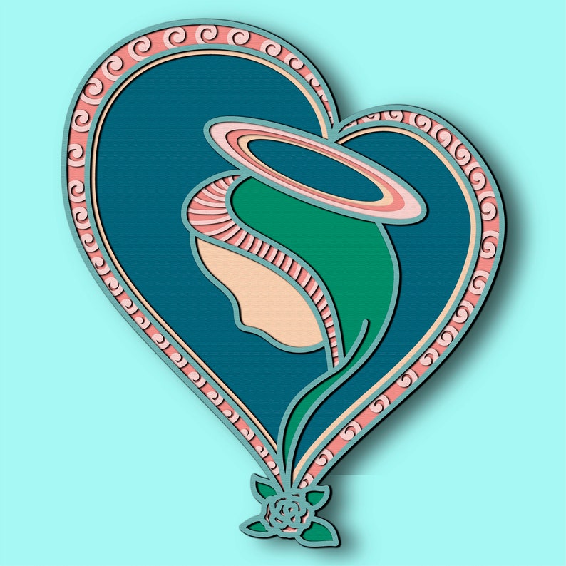 Mary 3D Layer SVG/ Mary 3D Mandala/ Mary Paper Cut/ Plywood - Etsy