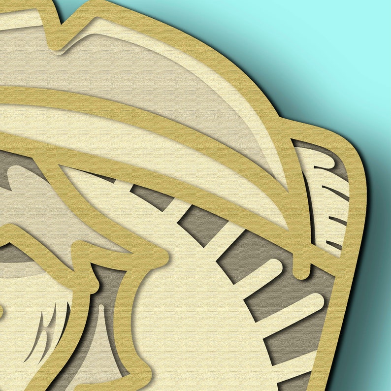 Death 3D Layer SVG/ Death 3D Mandala/ Death Paper Cut/ Plywood - Etsy