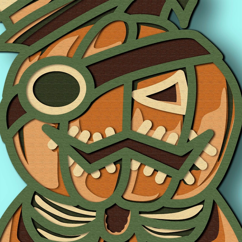 Pumpkin Multilayer/ Pumpkin 3D Layer SVG/ Pumpkin 3D Mandala/ - Etsy