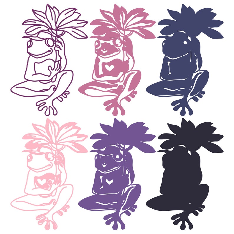 Frog Multilayer / Frog SVG 3D Layer/ Frog 3D Mandala/ Frog - Etsy