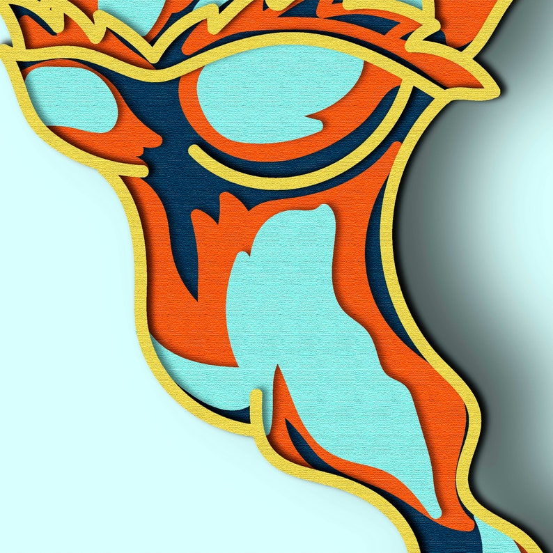 Puppet 3D Layer SVG/ Puppet 3D Mandala/ Puppet Paper Cut/ - Etsy