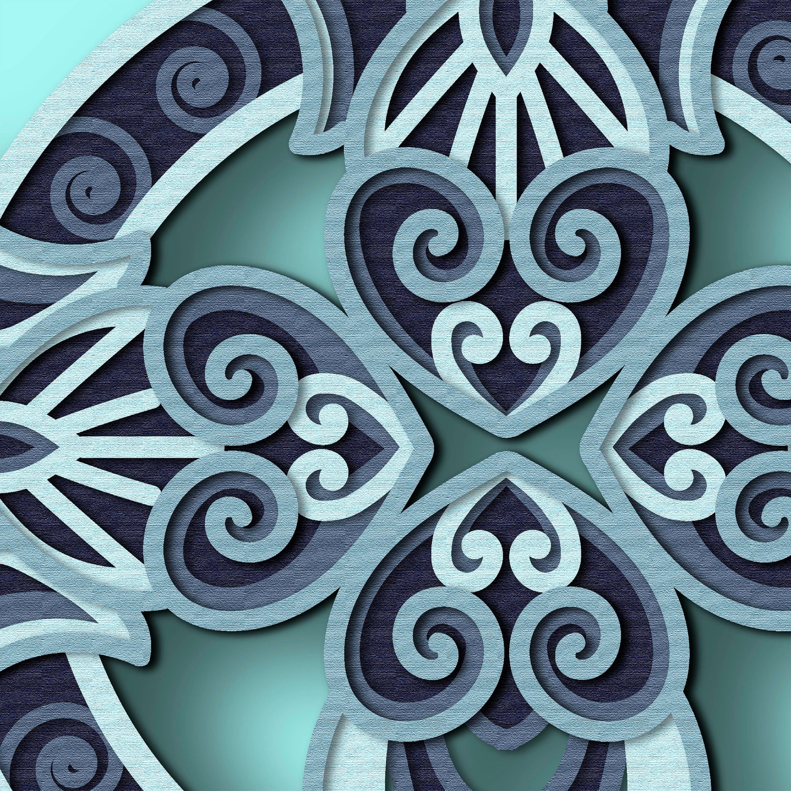 Cross Multilayer 3D SVG/ Cross 3D Mandala/ Cross Paper Cut/ - Etsy