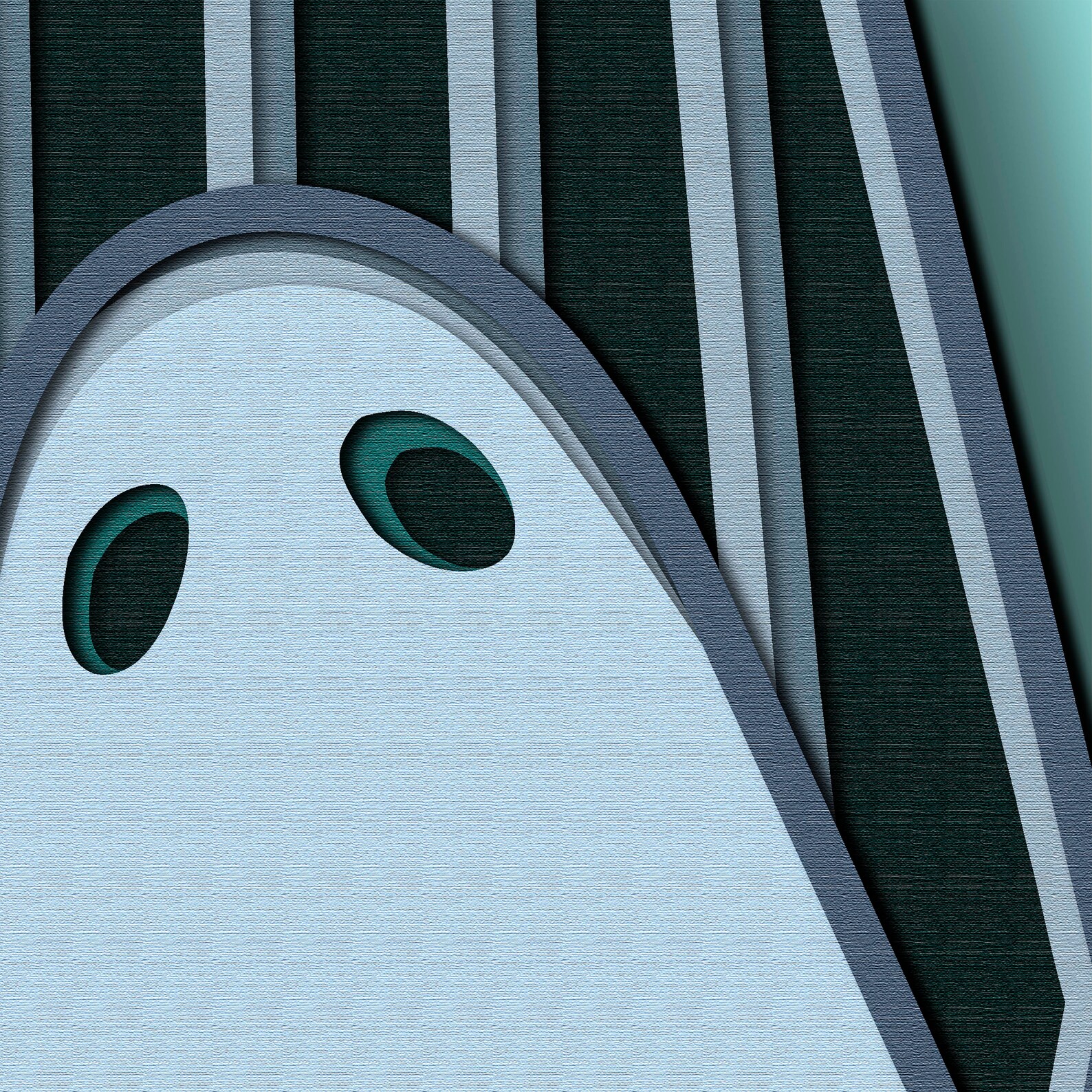 Ghost 3D Layer Svg/ghost 3D Mandala/boo Paper Cut/plywood Cut - Etsy