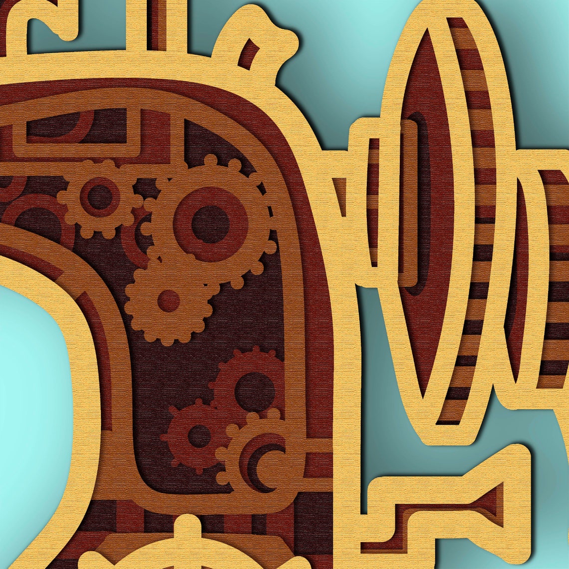 Sewing Machine SVG 3D Layer/ Sewing Machine 3D Mandala/ Sewing - Etsy ...