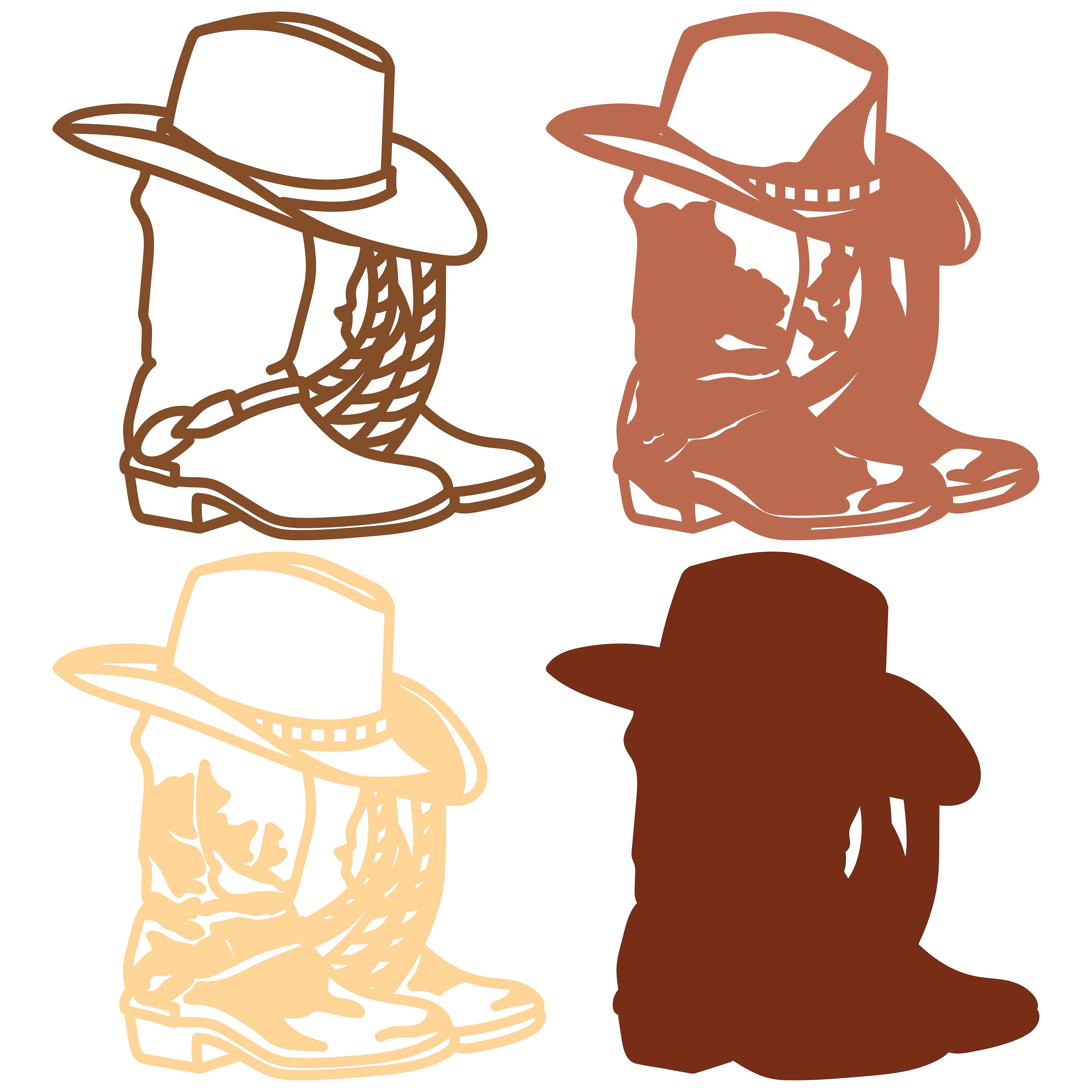 Cowboy Multilayer 3D SVG/ Cowboy Bundle/ Cowboy 3D Cut/ Cowboy - Etsy