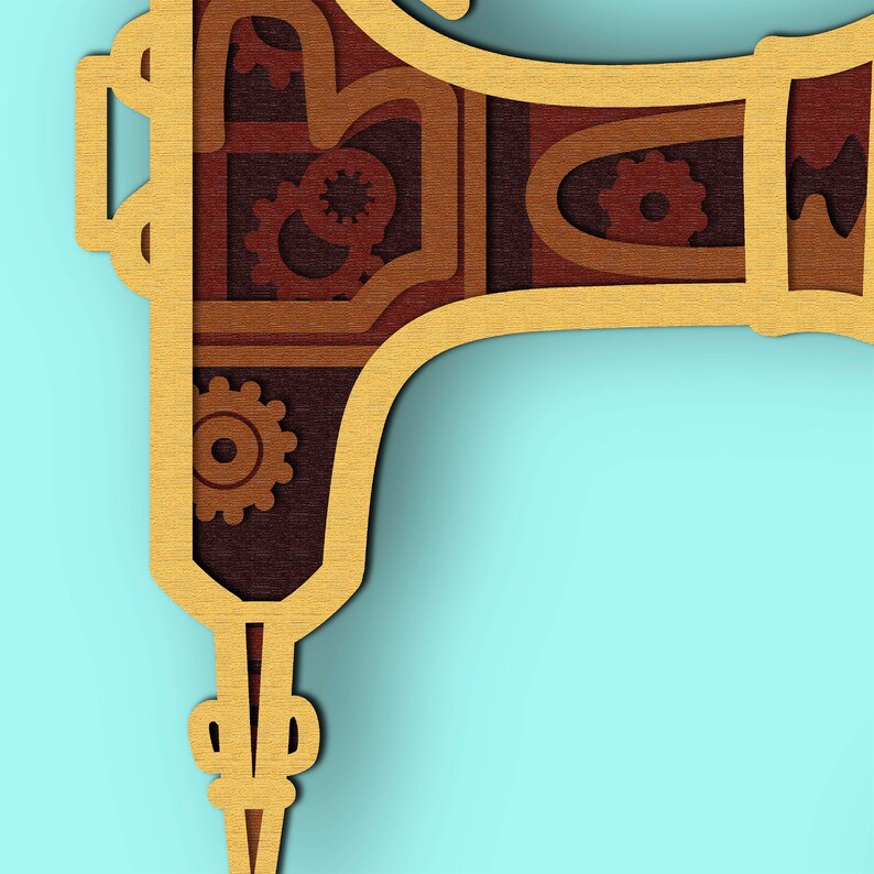 Sewing Machine SVG 3D Layer/ Sewing Machine 3D Mandala/ Sewing - Etsy ...