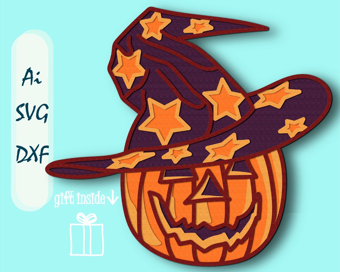 Pumpkin 3D Layer SVG/ Pumpkin 3D Mandala/ Pumpkin Paper Cut/ - Etsy