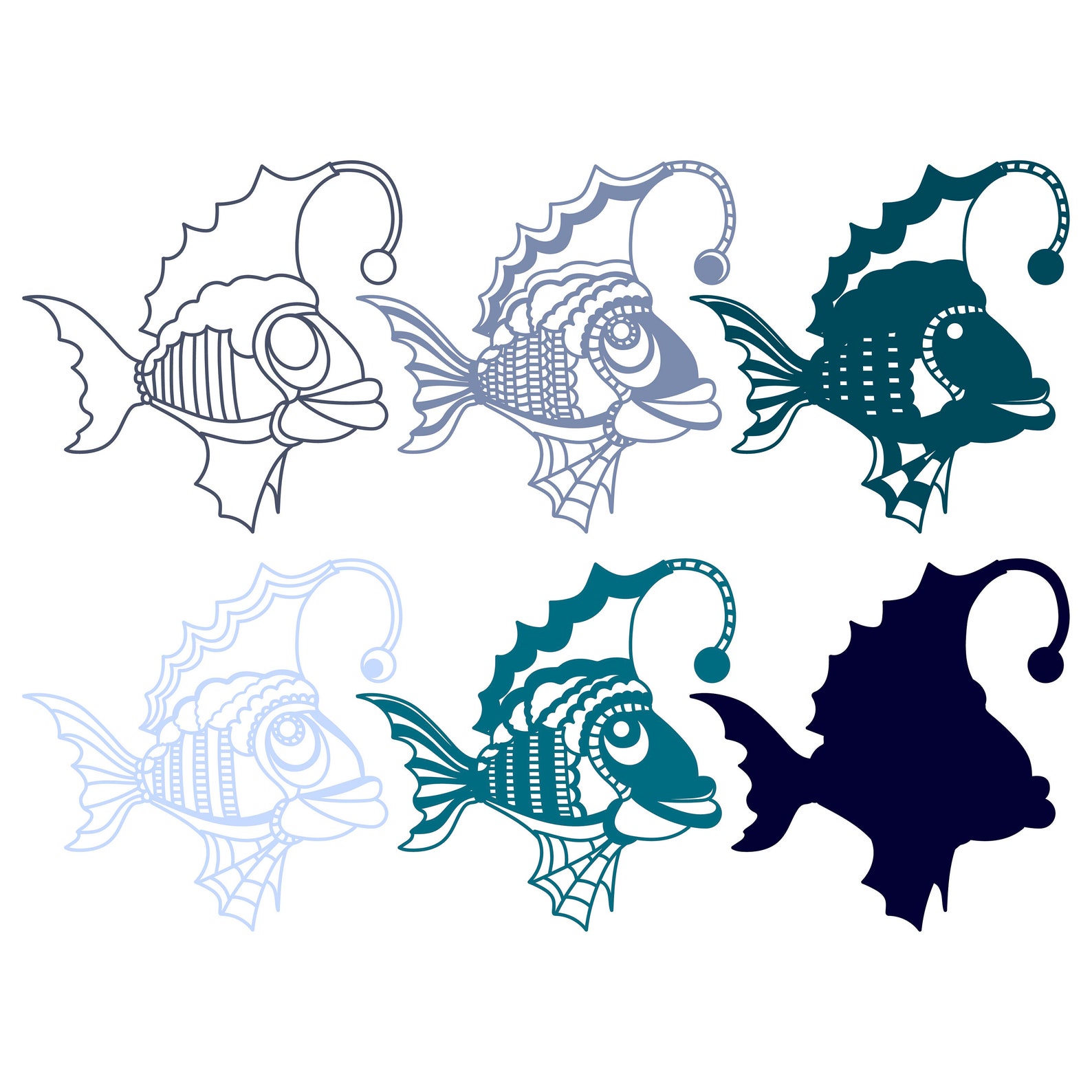 Fish 3D Layer SVG/ Fish 3D Mandala/ Fish Paper Cut/ Plywood - Etsy Canada