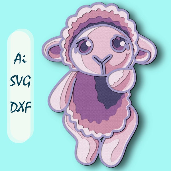 3d Mandala Sheep Svg - Etsy