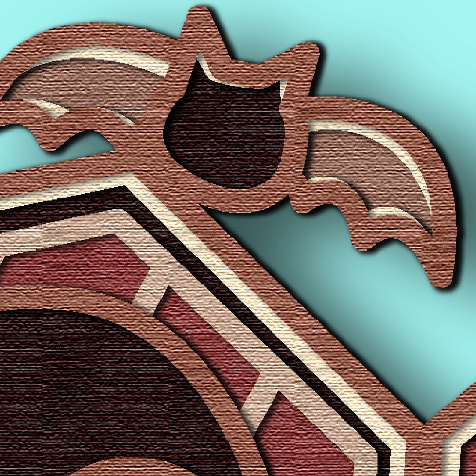 Vampire 3D Layer Svg/vampire 3D Mandala/vampire Paper - Etsy