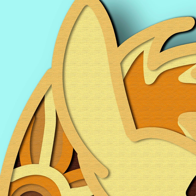 Lama 3D Layer SVG/ Lama 3D Mandala/ Lamapaper Cut/ Plywood Cut | Etsy