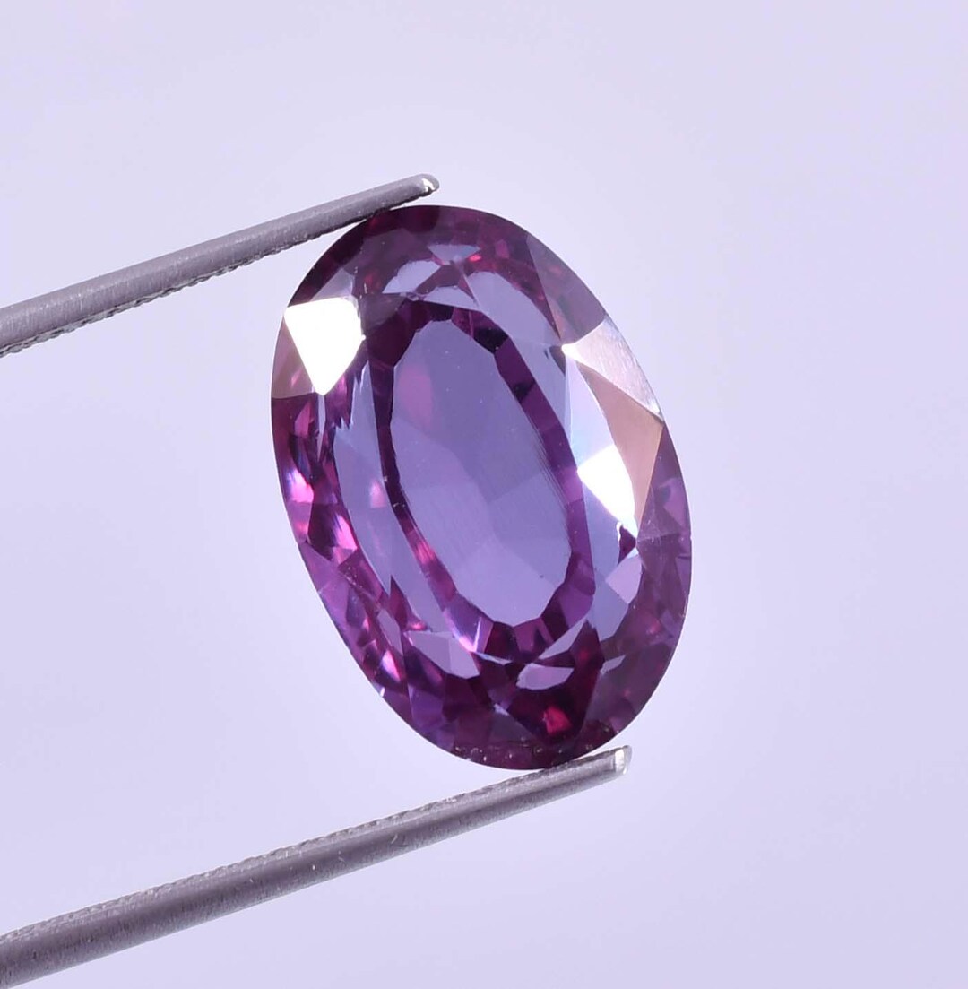 12 X 8 Mm Flawless 6.50 Ct Natural Color-change Grey Purple Alexandrite ...