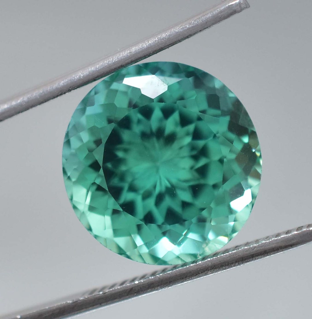 HUGE Flawless 16.25 Ct Natural Bi-color Ceylon Parti Sapphire Round Cut ...